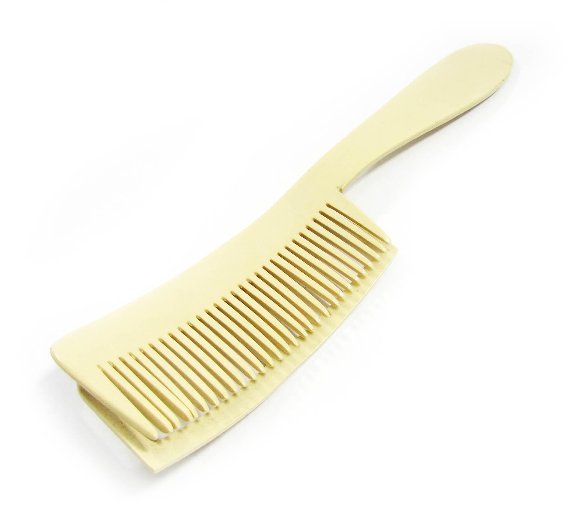 Antique Celluloid Hair Cutting Comb - Barber Comb - 2 Layer - Patent ...