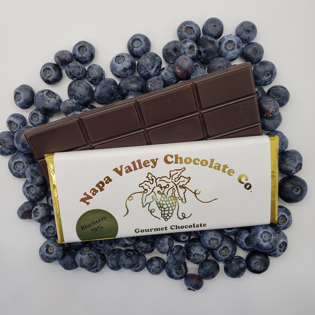Blueberry Chocolate Bars From Napa Valley Chocolate Company - Etsy