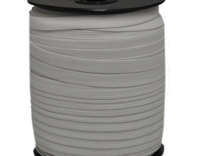 1/4" White Knitted Elastic Roll 288 Yds - Etsy