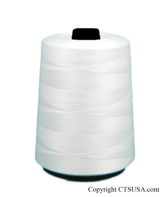 10 Spools of White Sewing Thread T-27 40/2 10000y - Etsy