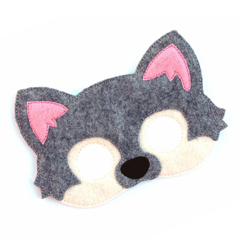 Wolf Face Mask - Etsy