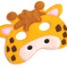 Kids Giraffe Mask, Giraffe Costume, Felt Mask, Kids Face Mask, Animal ...