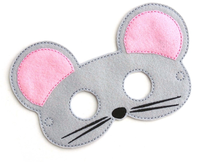 Kids Mouse Mask Mouse Costume Felt Mask Kids Face Mask - Etsy Israel
