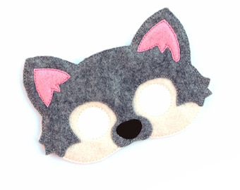 Kids wolf mask | Etsy