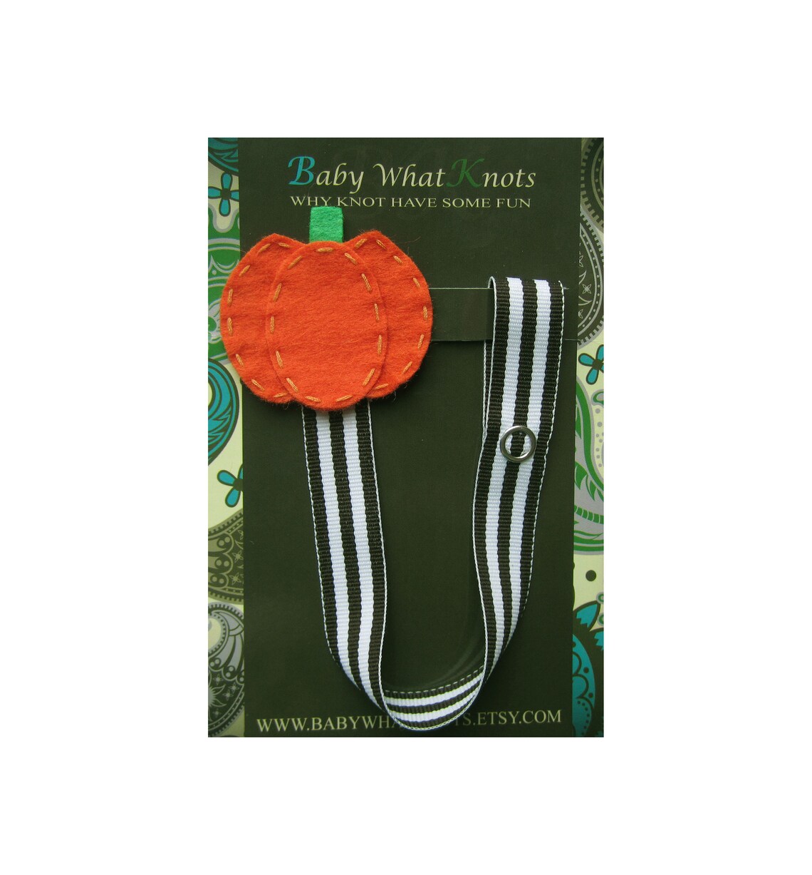 Pumpkin Pacifier Clip Halloween Thanksgiving Pacifier - Etsy