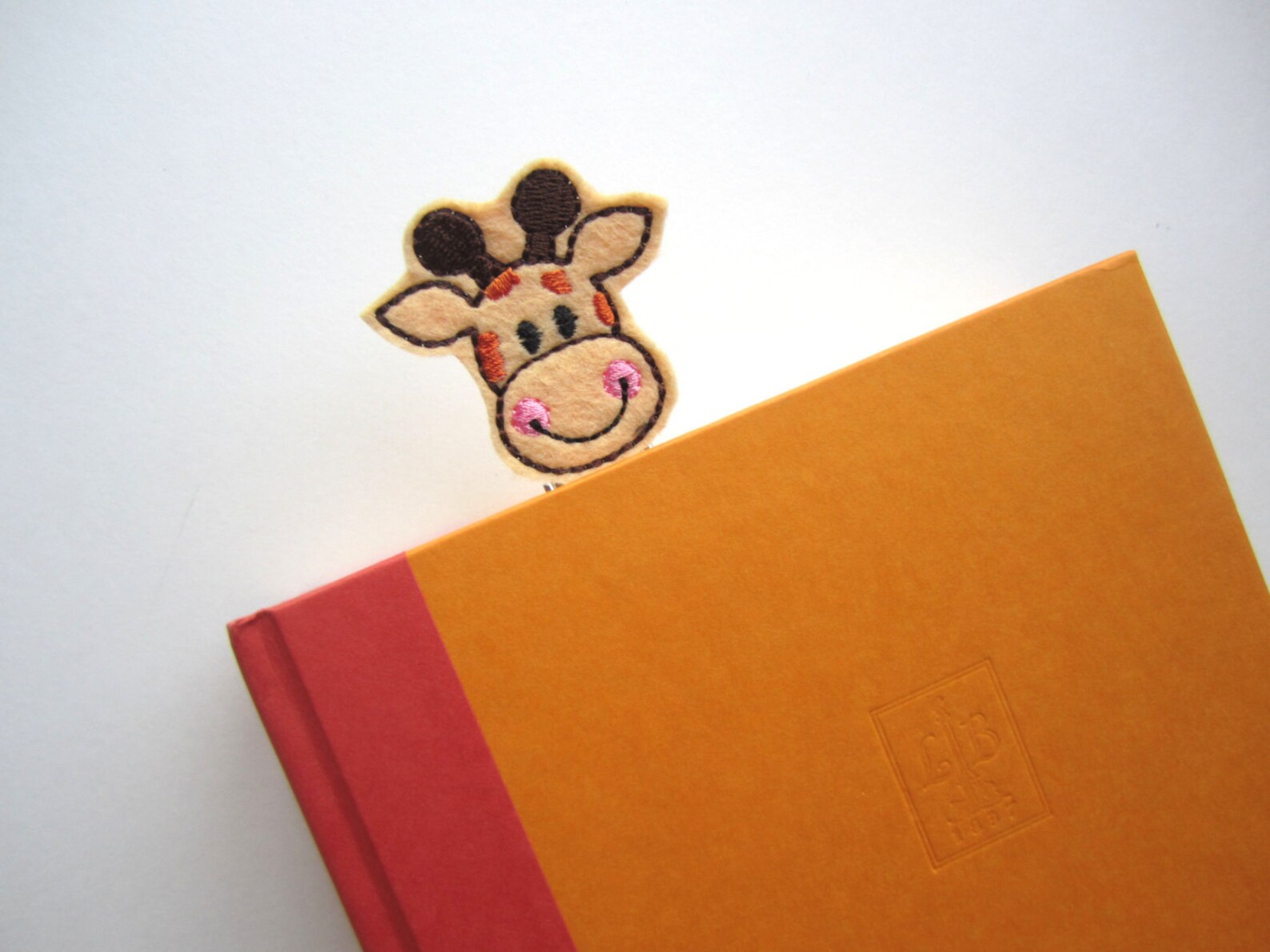 Extra LARGE Paperclip Bookmark Giraffe Bookmark Felt | Etsy