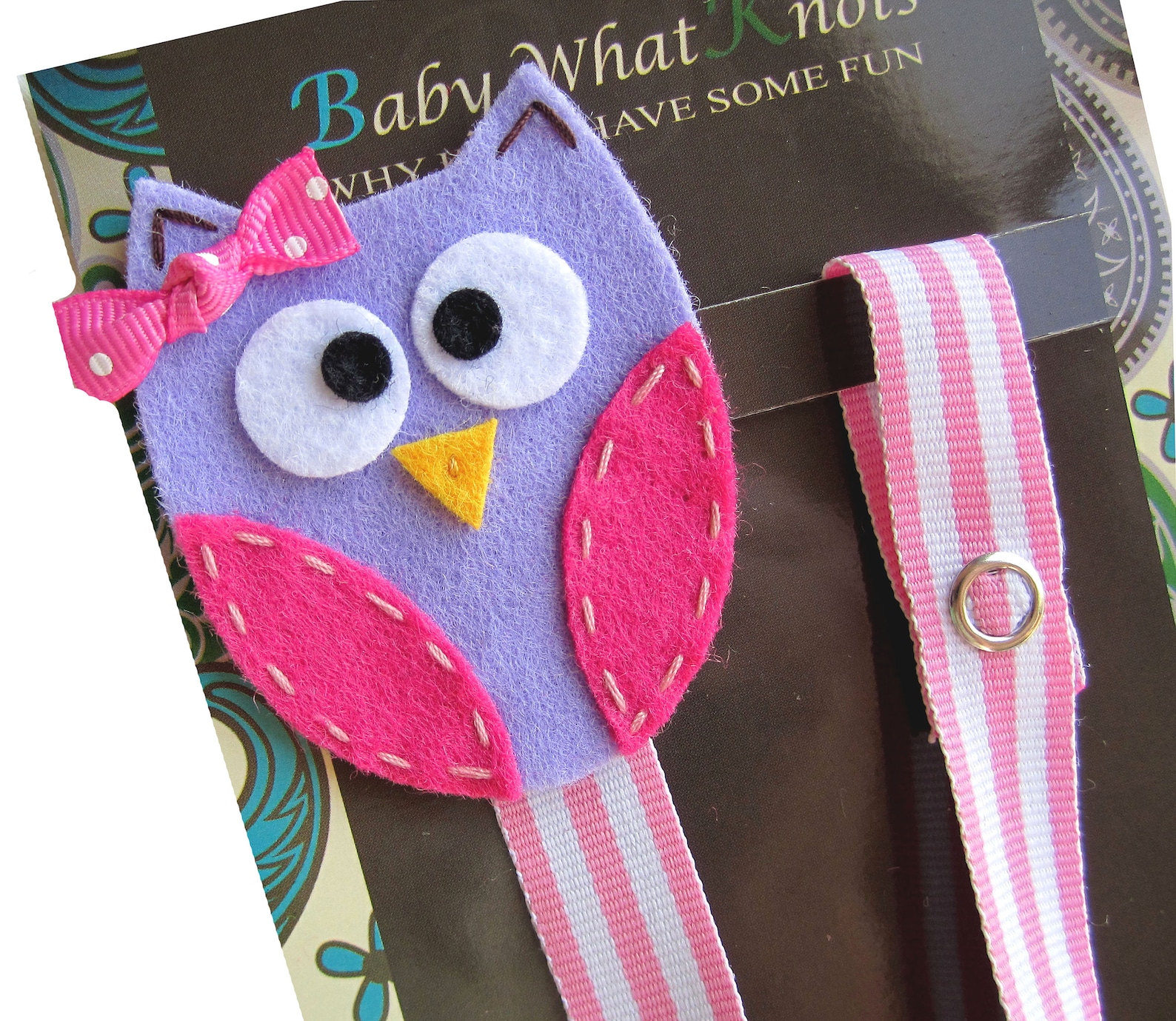 Girl Pacifier Clip Owl Pacifier Clip Purple Owl Pacifier - Etsy