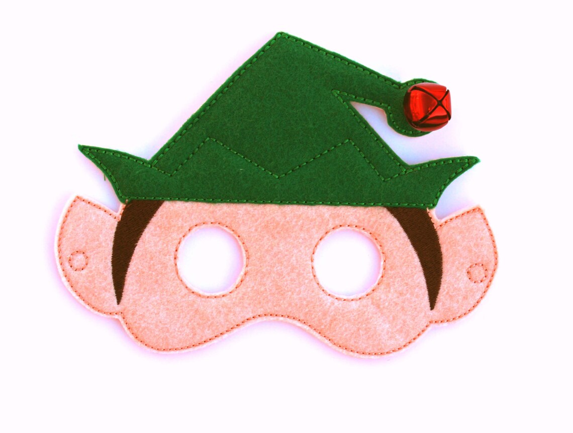 Kids Elf Mask Elf Costume Felt Mask, Kids Face Mask Animal Mask ...