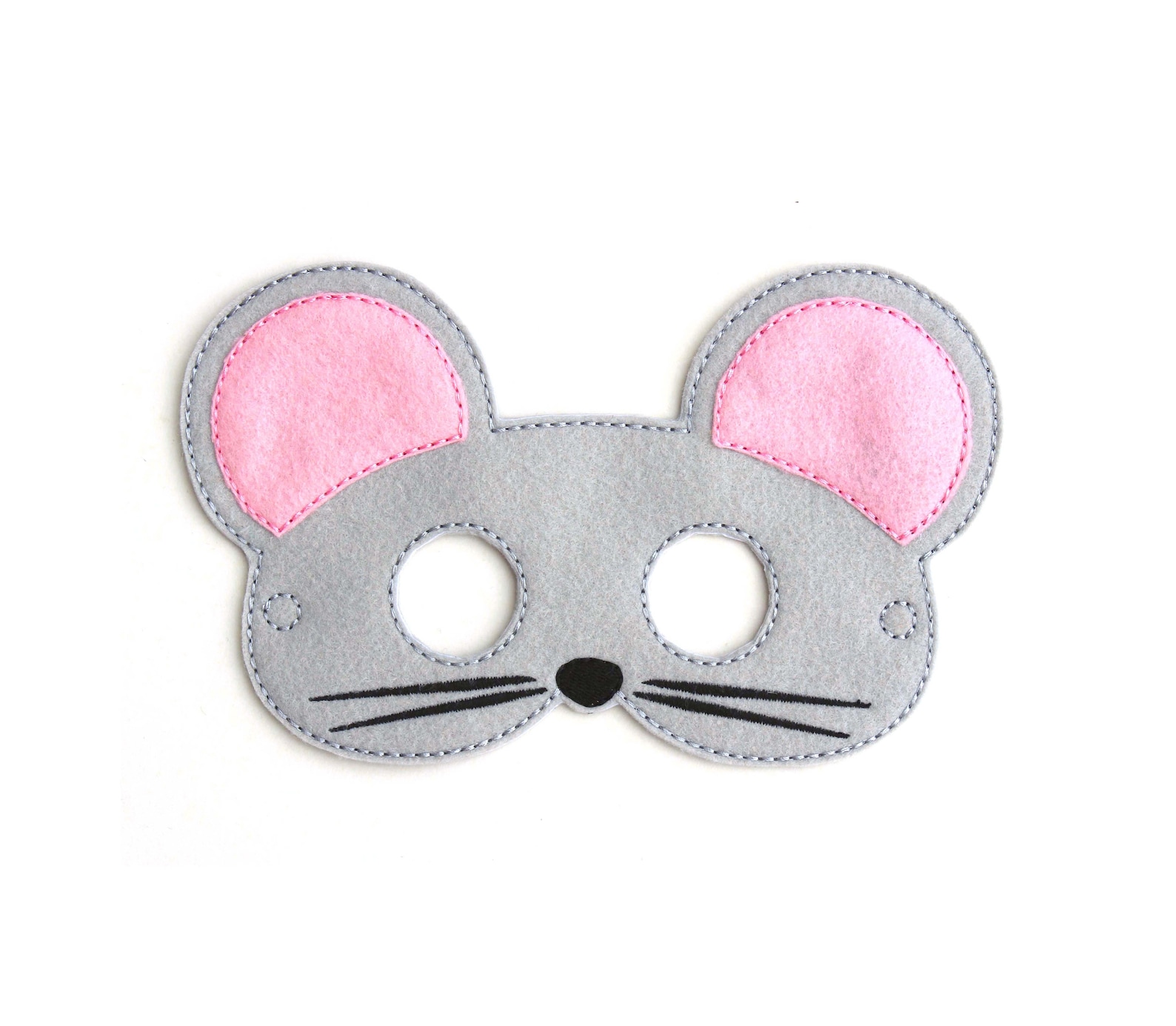 Kids Mouse Mask Mouse Costume Felt Mask Kids Face Mask - Etsy