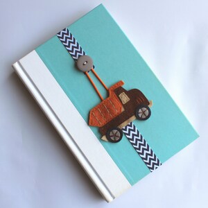 Elastic Ribbon Bookmark, Kids Bookmark, Truck Bookmark, Dump Truck ...