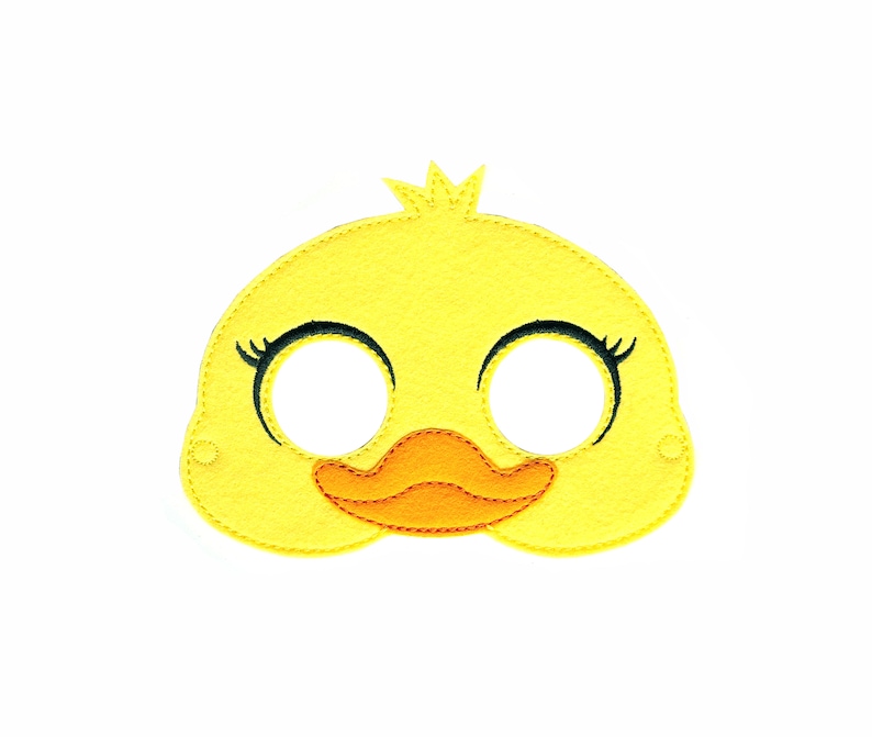 Kids Duck Mask Duck Costume Rubber Ducky Kids Face Mask - Etsy