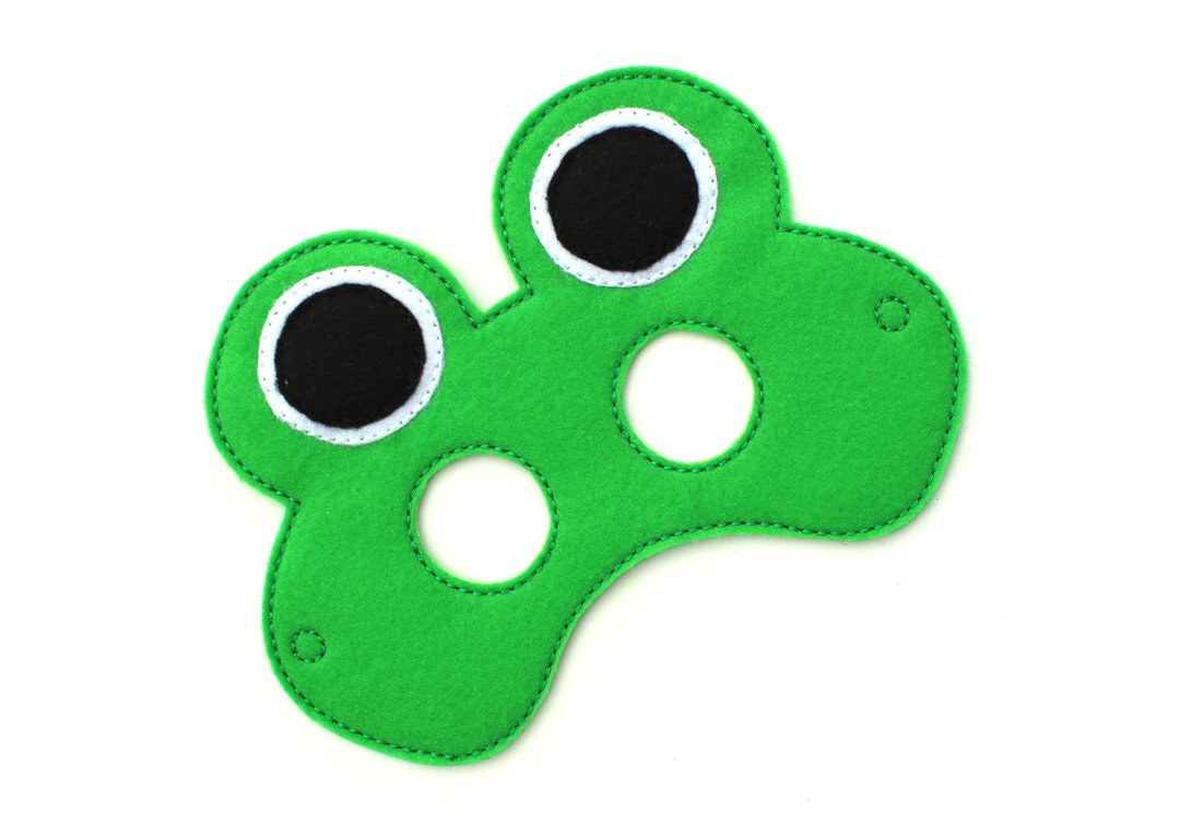 Kids Frog Mask, Frog Costume, Frog Mask, Felt Mask, Kids Face Mask ...