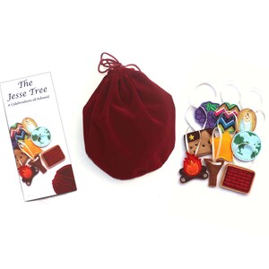 Felt Jesse Tree Ornaments ~ Corresponds With the Advent Jesse Tree ...