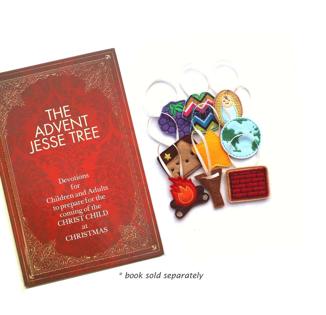 Felt Jesse Tree Ornaments ~ Corresponds With the Advent Jesse Tree ...