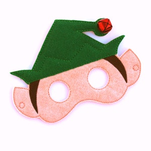 Kids Holiday Mask Set, Reindeer Costume, Elf Costume, Santa Costume ...