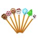 Christmas Pencil Topper Set, Christmas Pencil Toppers, Felt Pencil ...