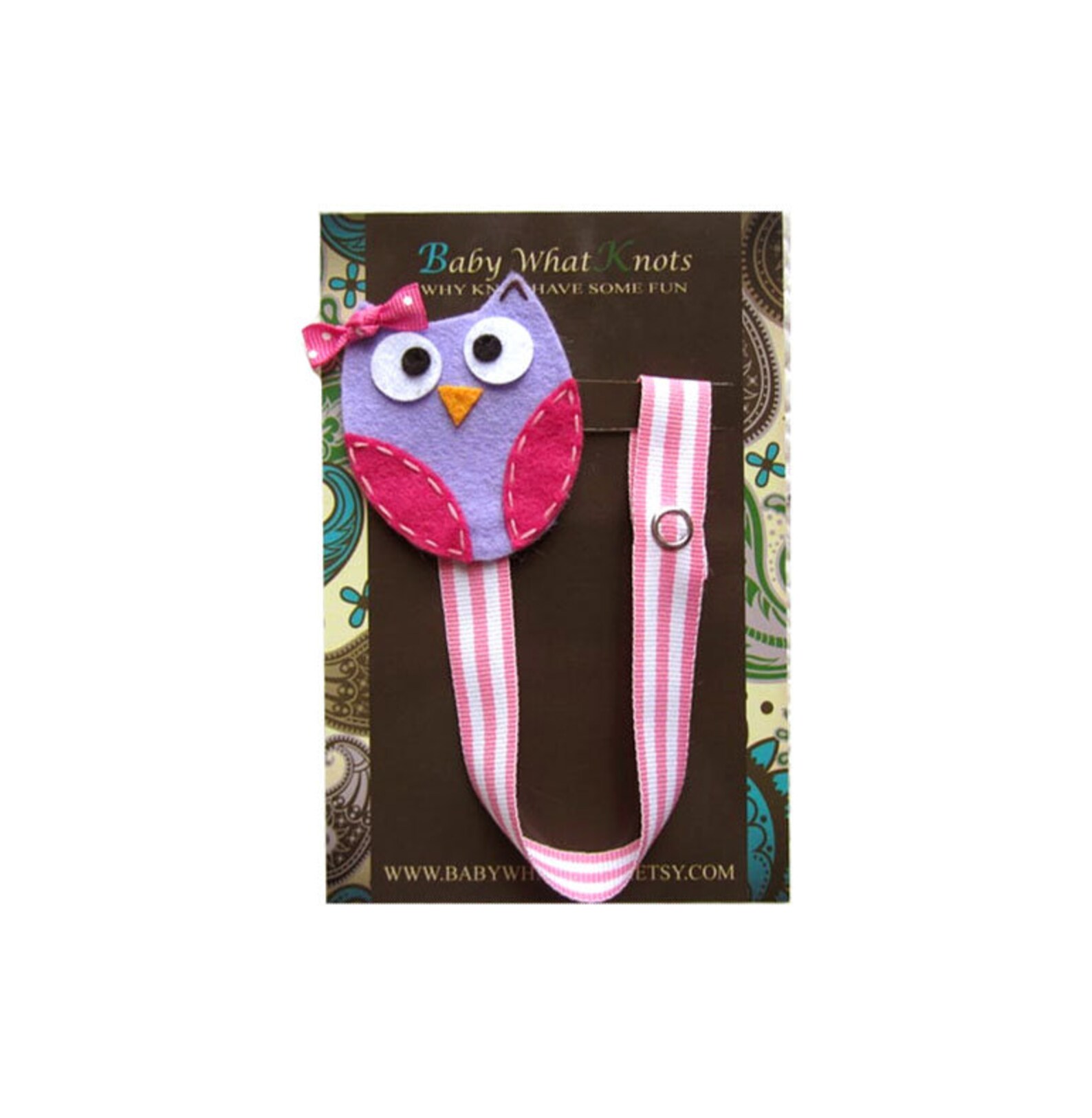 Girl Pacifier Clip Owl Pacifier Clip Purple Owl Pacifier - Etsy