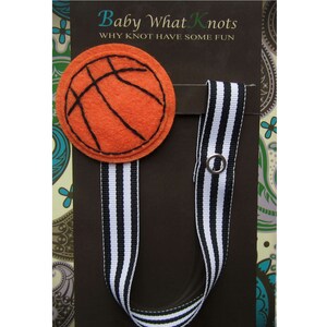 Baby Boy Pacifier Clip, Basketball Pacifier Clip, Ball Sports Pacifier ...
