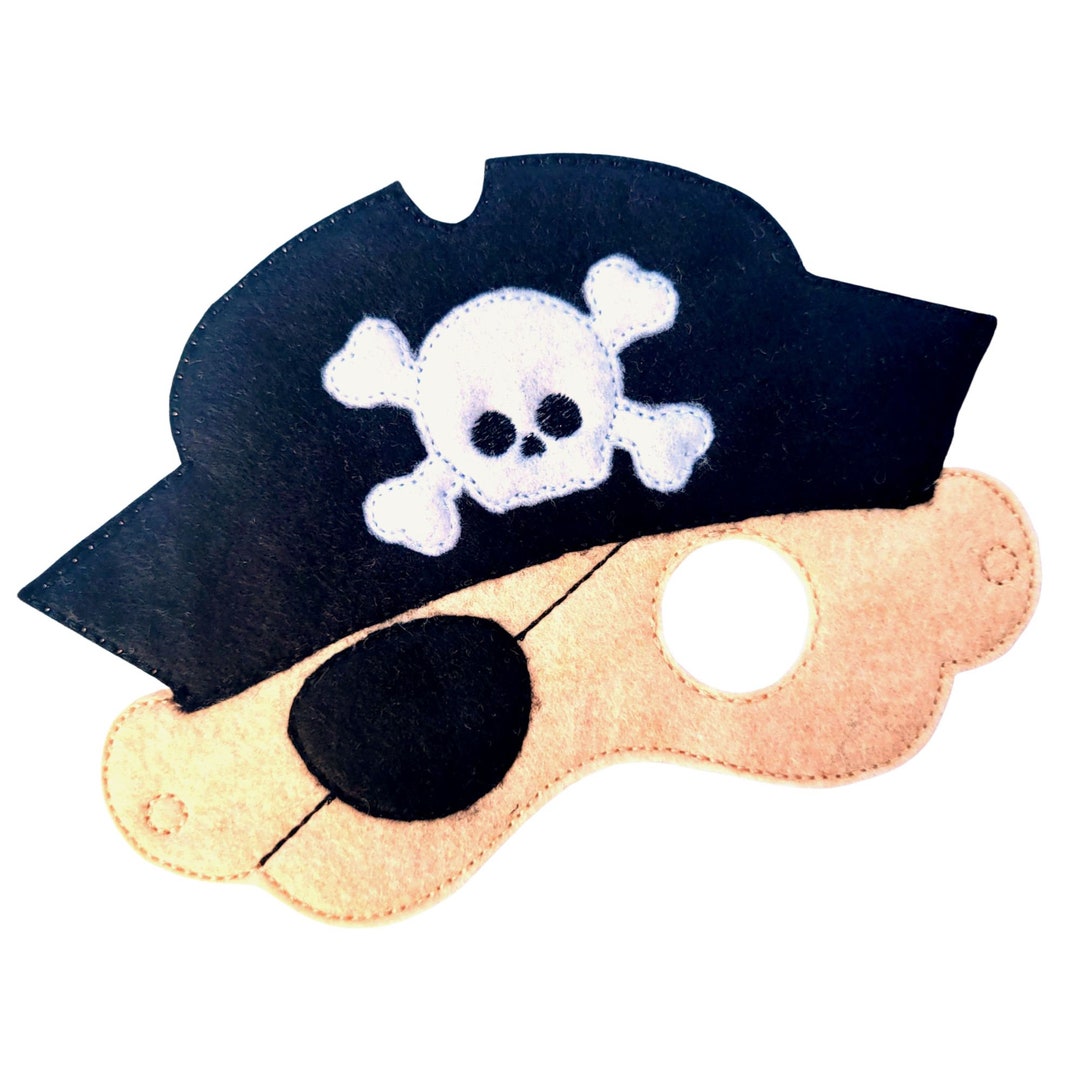 Kids Pirate Captain Mask, Captain Costume, Halloween Costume, Felt Mask ...