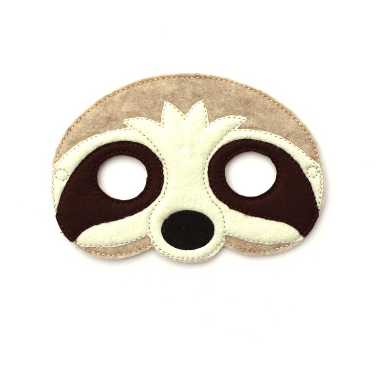 Kids Sloth Mask Sloth Costume Sloth Mask Felt Mask Kids - Etsy