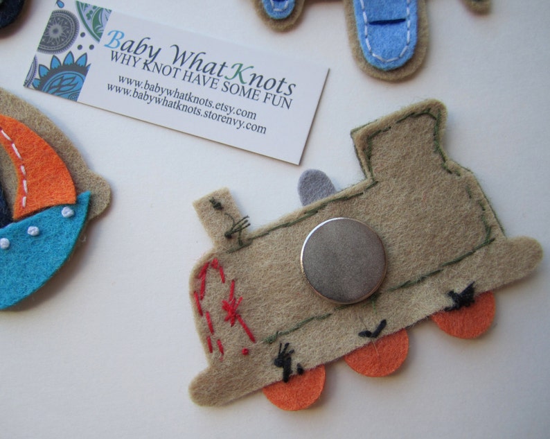 Transportation Magnet Set Dump Truck Airplane Train | Etsy