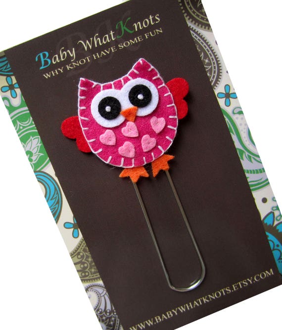 Extra LARGE Paperclip Bookmark Party Favor Valentines Day | Etsy