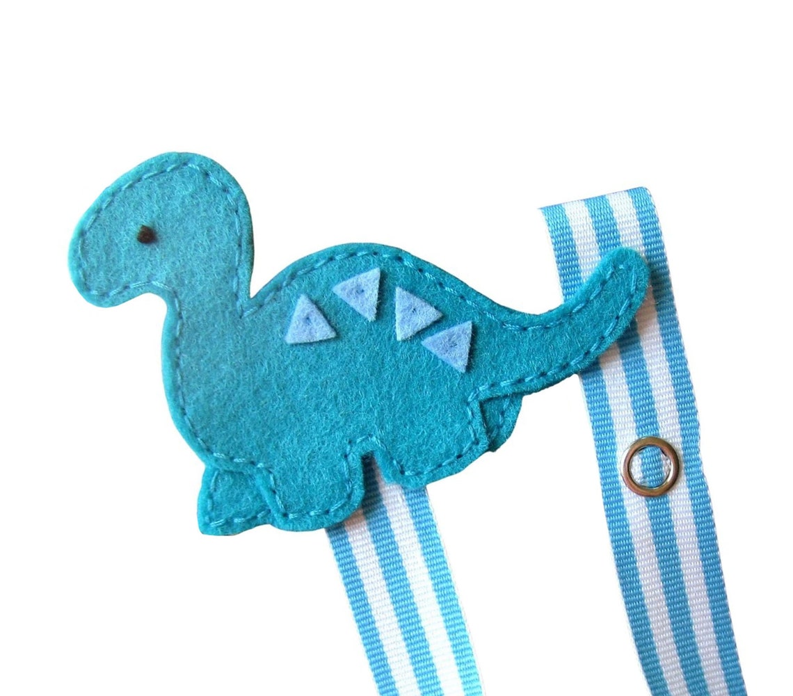 Boy Dinosaur Pacifier Clip Blue Dino Pacifier Clip Pacifier - Etsy