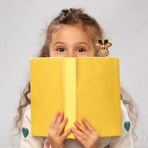 Extra LARGE Paperclip Bookmark, Giraffe Bookmark, Felt Bookmark ...