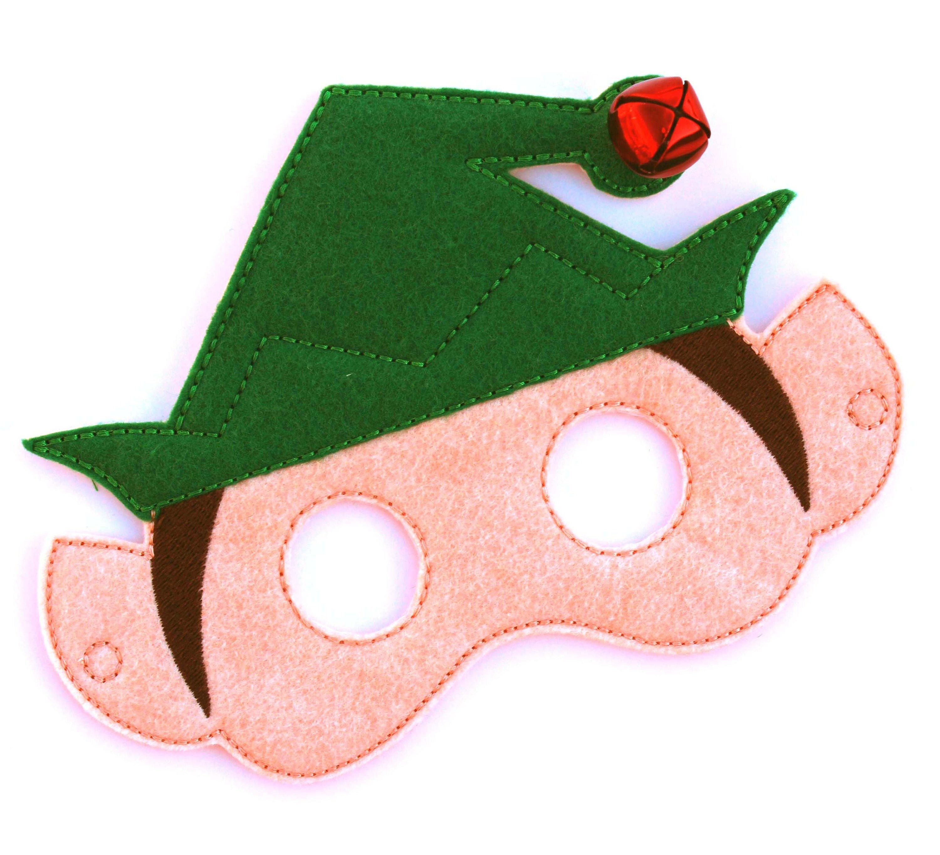 Kids Elf Mask Elf Costume Felt Mask Kids Face Mask Animal | Etsy