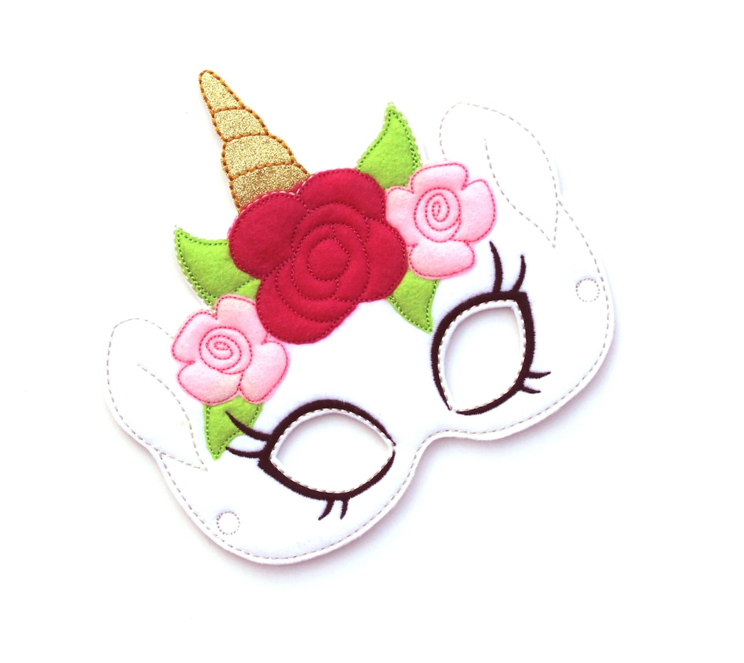 Kids Unicorn Mask, Unicorn Costume, Felt Mask, Kids Face Mask, Unicorn ...