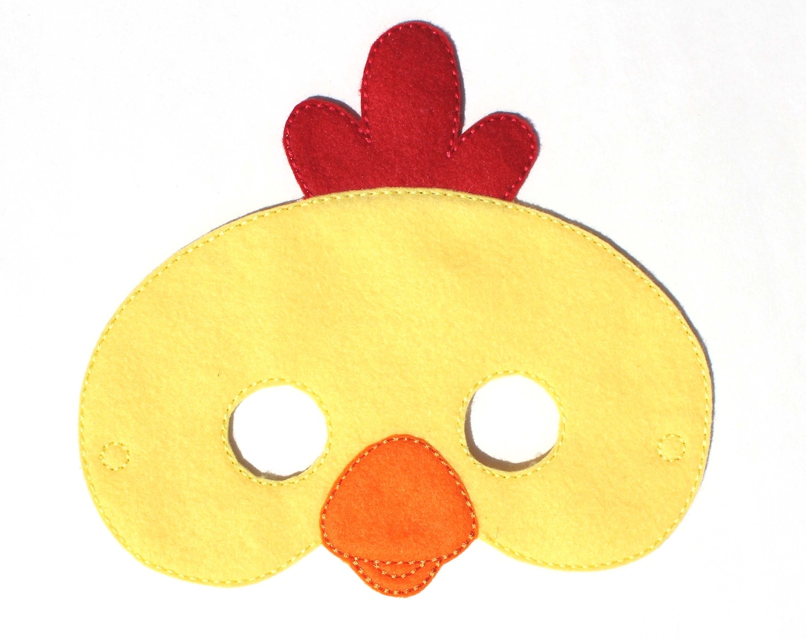 Kids Chicken Mask Chicken Costume Felt Mask Kids Face Mask - Etsy