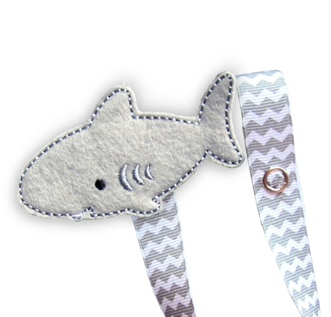 Pacifier Clip Shark Boy Pacifier Clip Pacifier Holder - Etsy