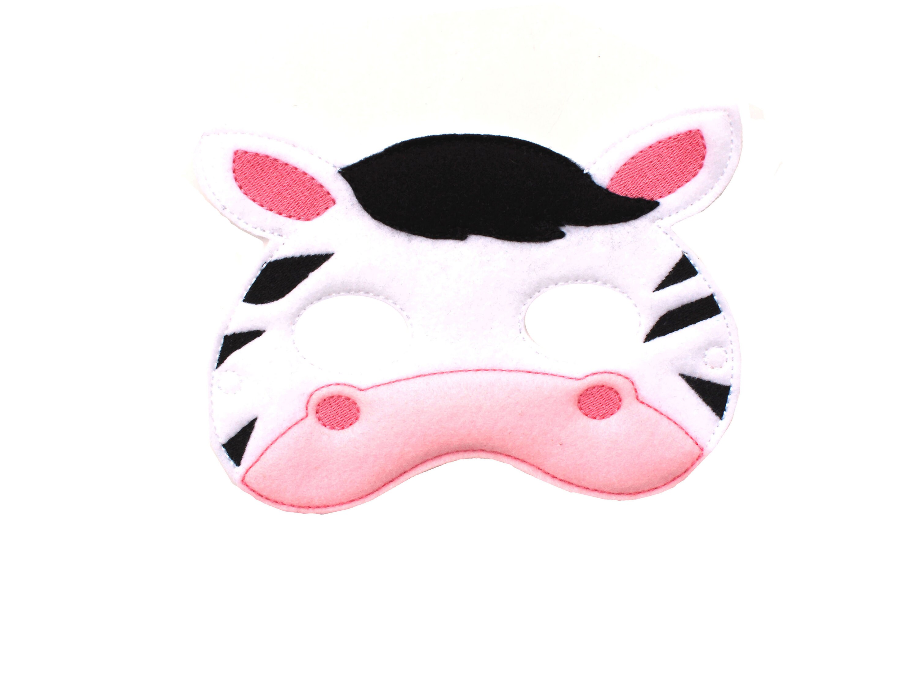 Kids Zebra Mask Zebra Costume Felt Mask Kids Face Mask - Etsy