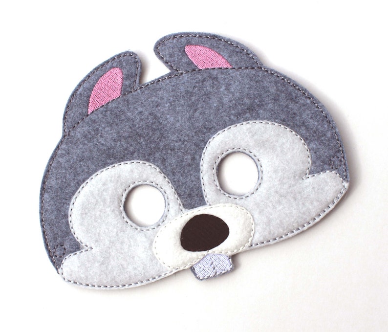 Kids Squirrel Mask Grey Squirrel Costume Felt Mask Kids | Etsy