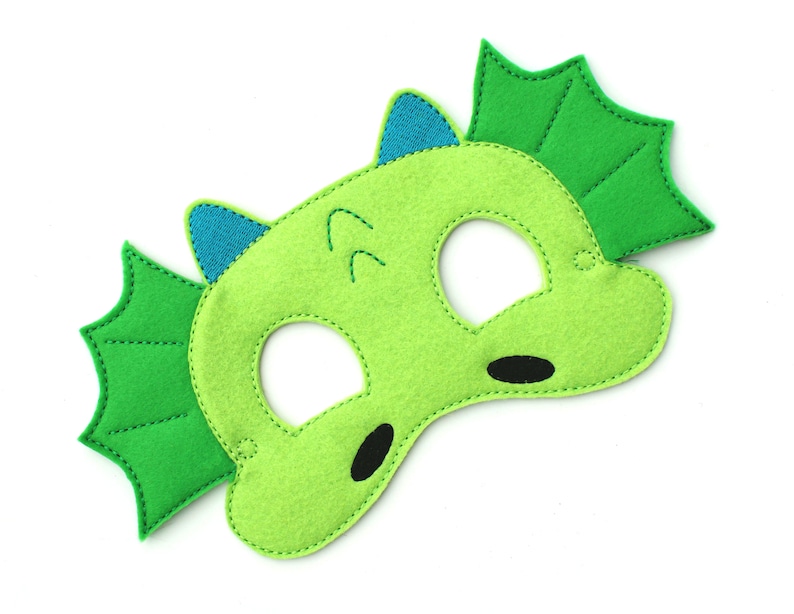 Kids Dragon Mask Dragon Costume Dinosaur Felt Mask Kids | Etsy