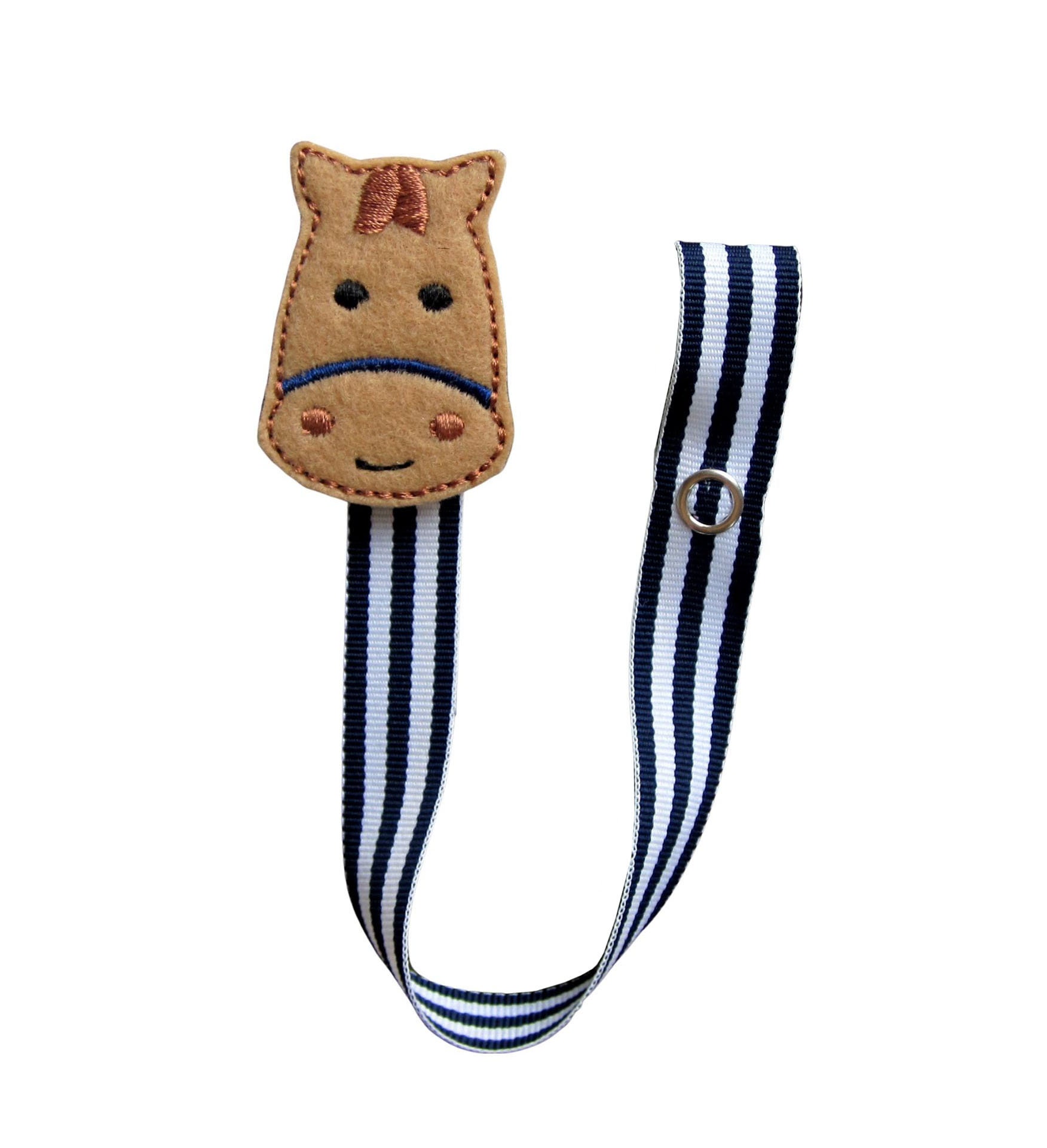 Baby Boy Horse Clip, Navy Blue Horse Pacifier Clip, Horsey Pacifier ...