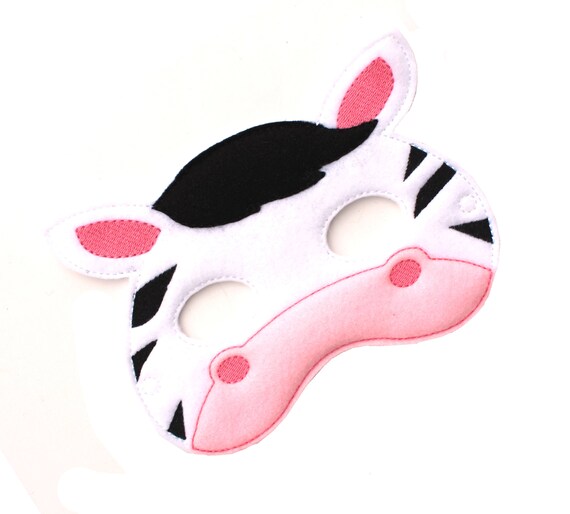 Kids Zebra Mask Zebra Costume Felt Mask Kids Face Mask | Etsy