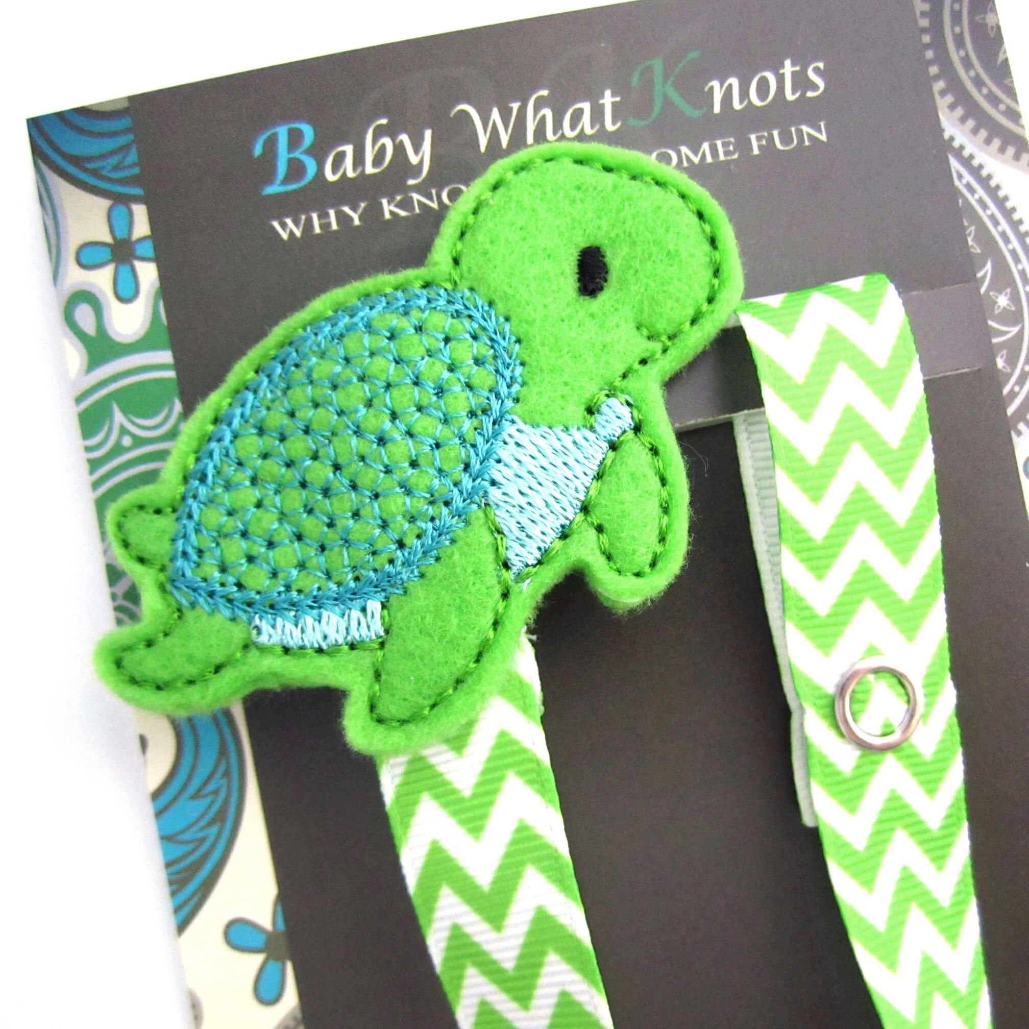 Sea Turtle Pacifier Clip Green Turtle Pacifier Clip Pacifier | Etsy