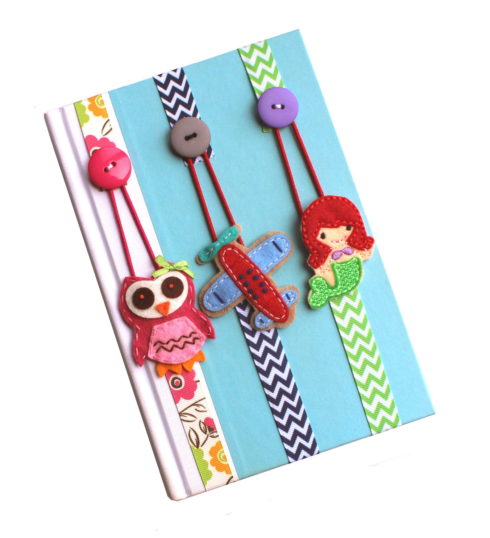 Pick ANY 2 Bookmarks Elastic Ribbon Bookmark Planner - Etsy