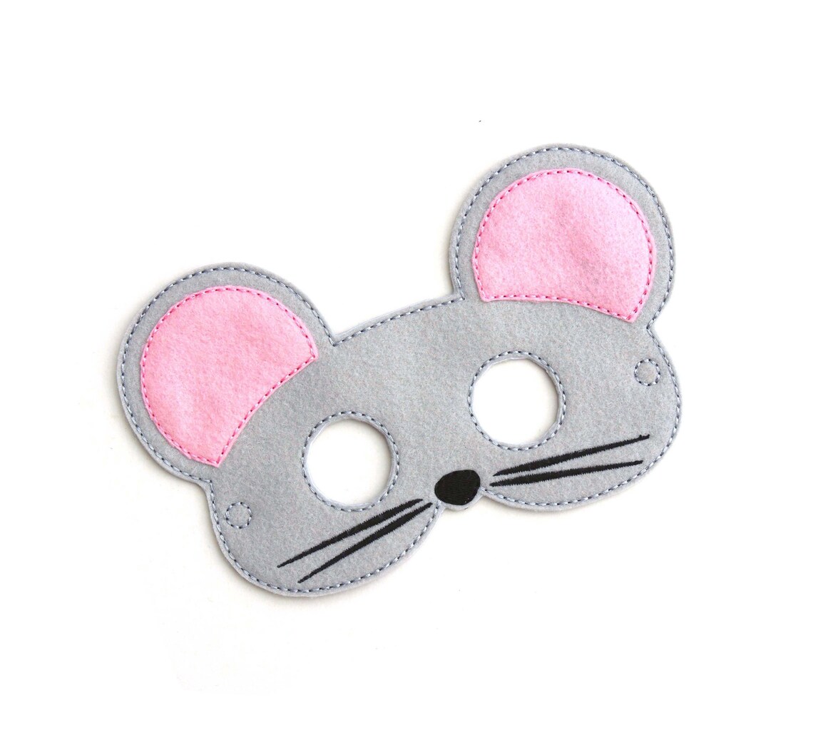 Kids Mouse Mask Mouse Costume Felt Mask Kids Face Mask - Etsy