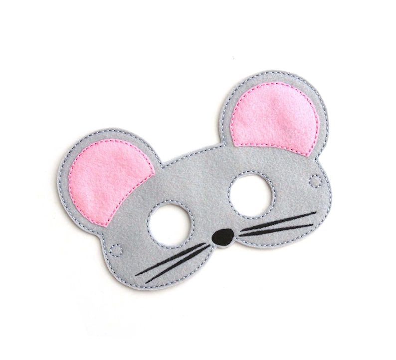 Kids Mouse Mask Mouse Costume Felt Mask Kids Face Mask - Etsy