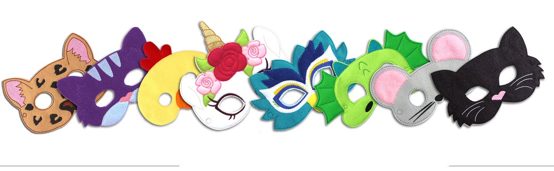 Kids Elf Mask Elf Costume Felt Mask, Kids Face Mask Animal Mask ...