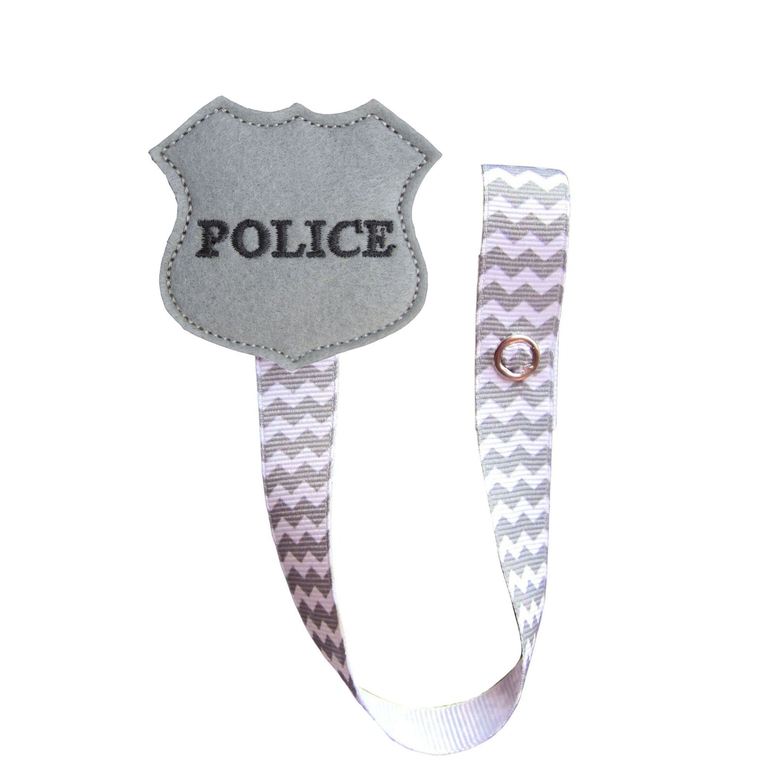 Police Badge Pacifier Clipofficer Cop Badge Pacifier Clip - Etsy