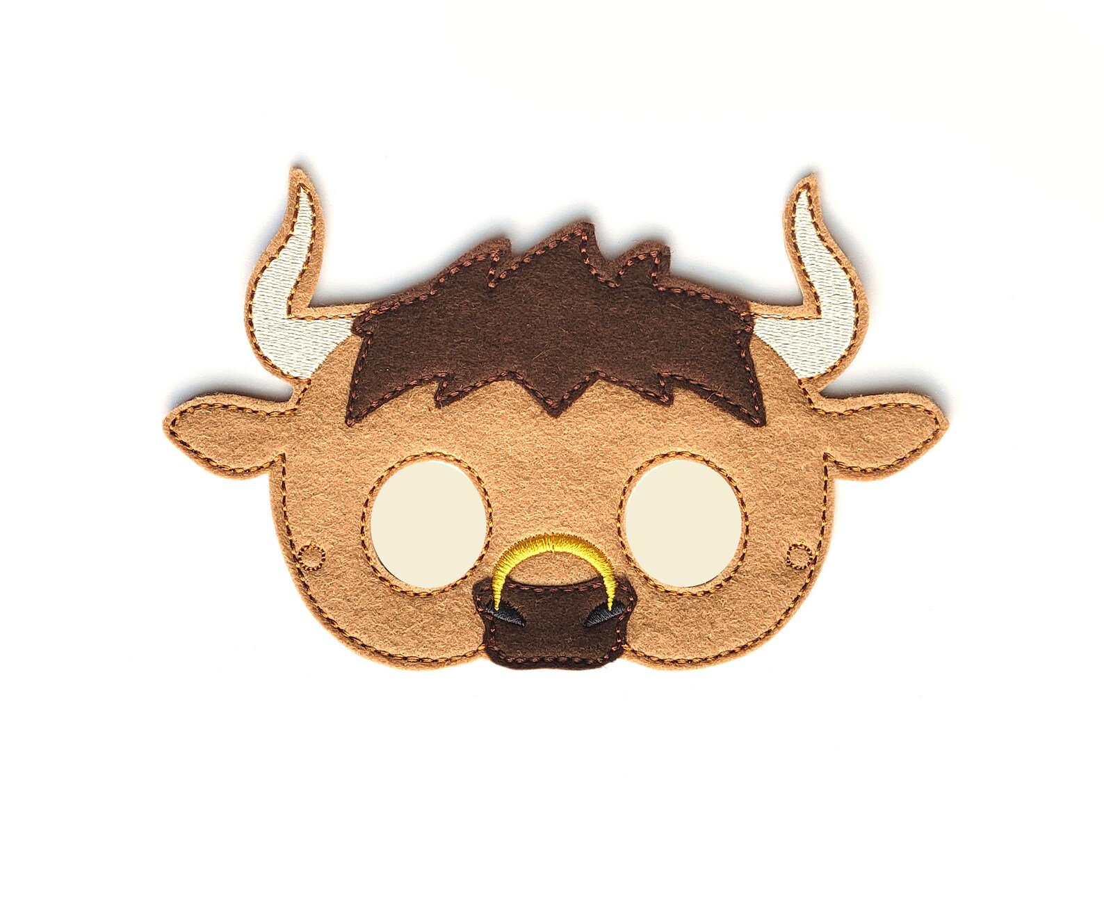 Kids Bull Mask Farm Animal Costume Felt Mask Kids Face | Etsy