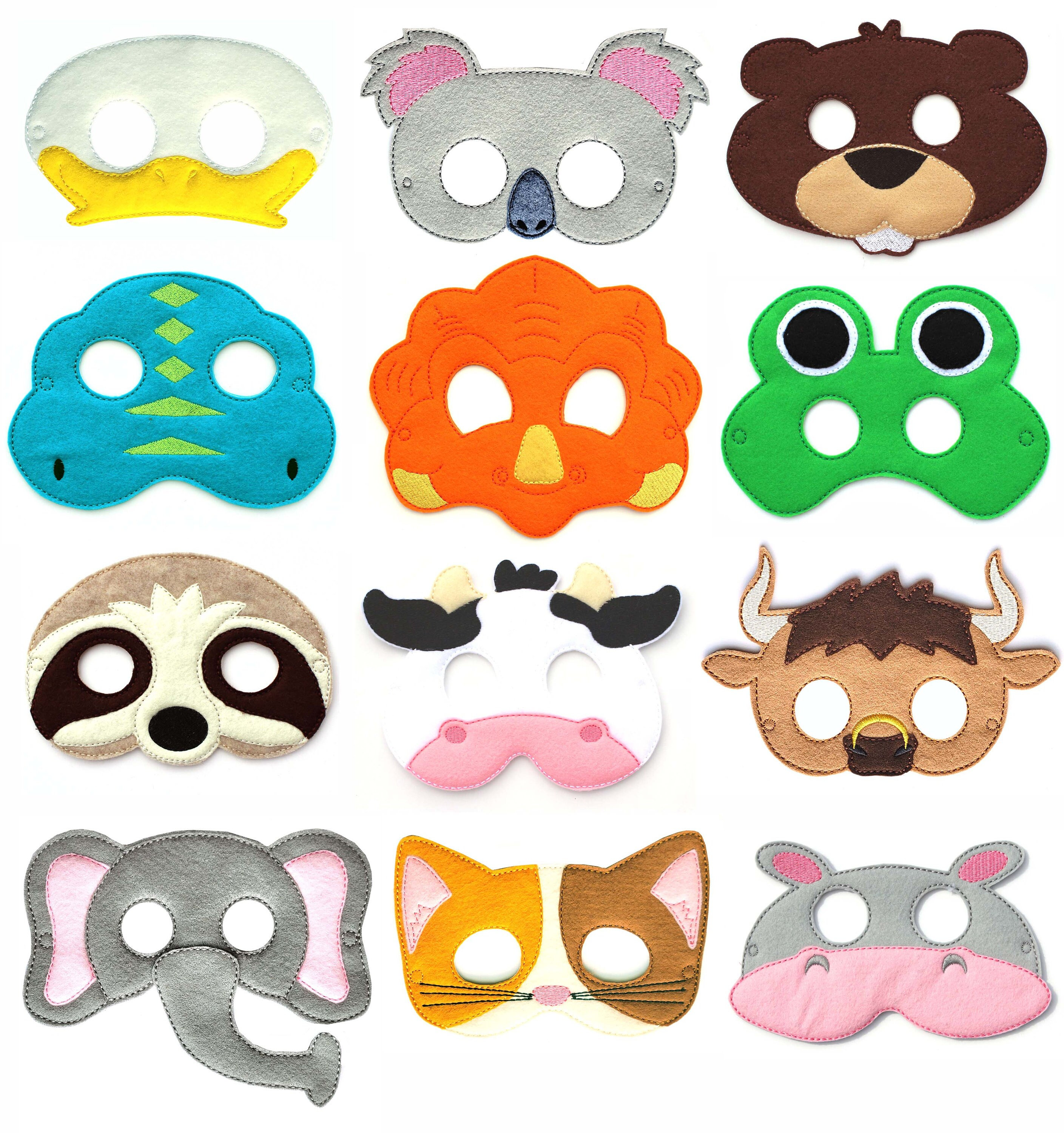 Pick Any 2 Kids Masks Kids Mask Felt Mask Kids Face Mask - Etsy