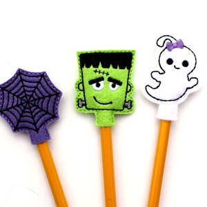Halloween Pencil Topper Set, Halloween Pencil Toppers, Felt Pencil ...