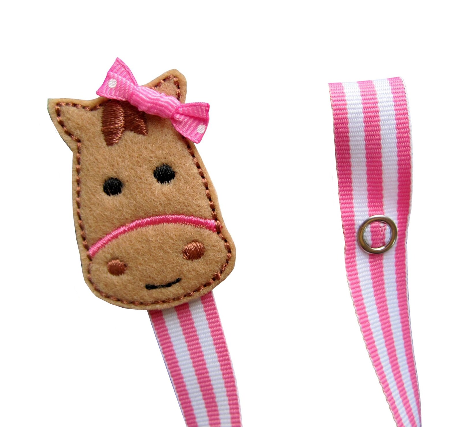 Pacifier Clip, Horse, Girl Pacifier Clip, Pacifier Holder, Binky Clip ...