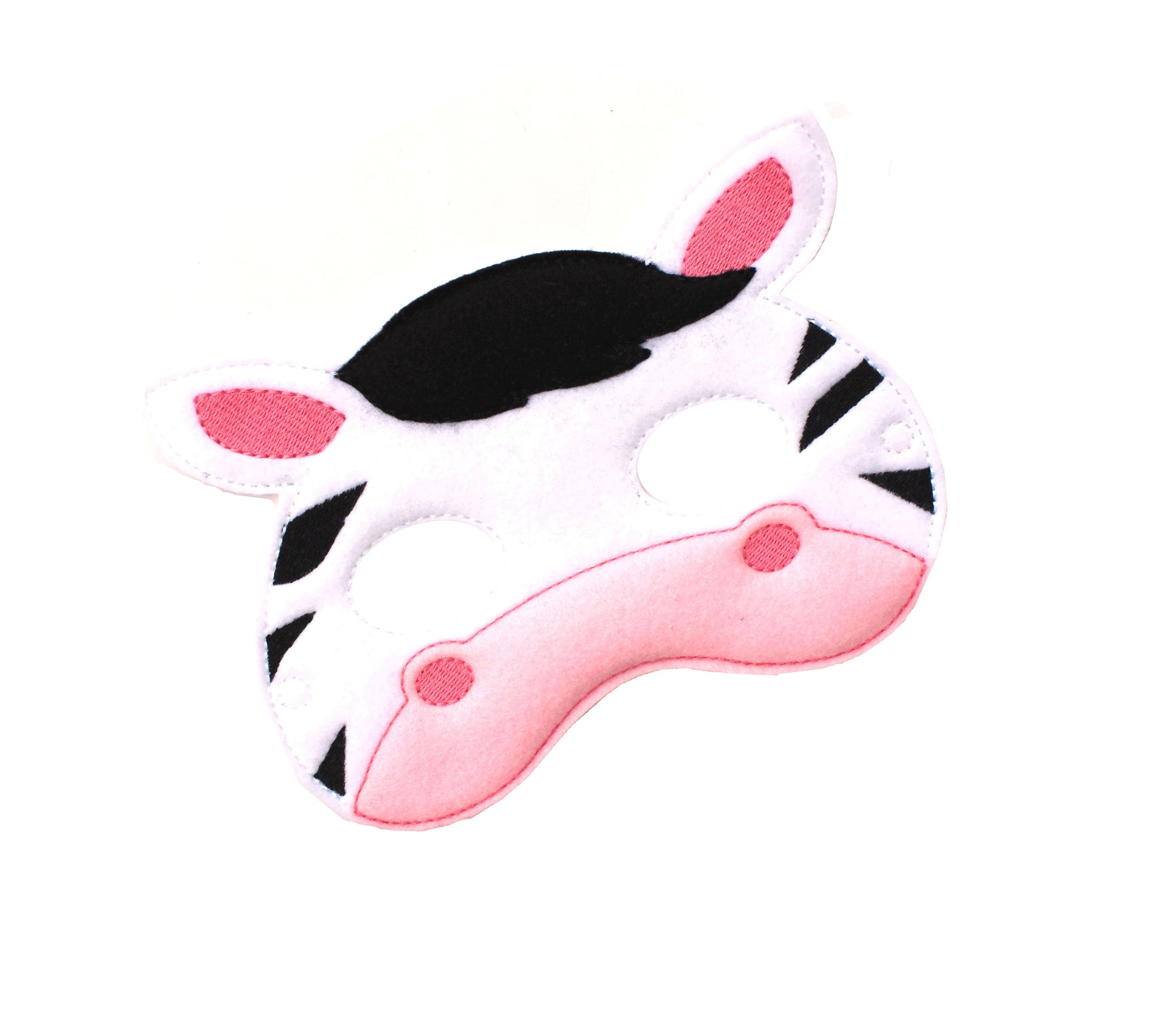 Kids Zebra Mask Zebra Costume Felt Mask Kids Face Mask - Etsy