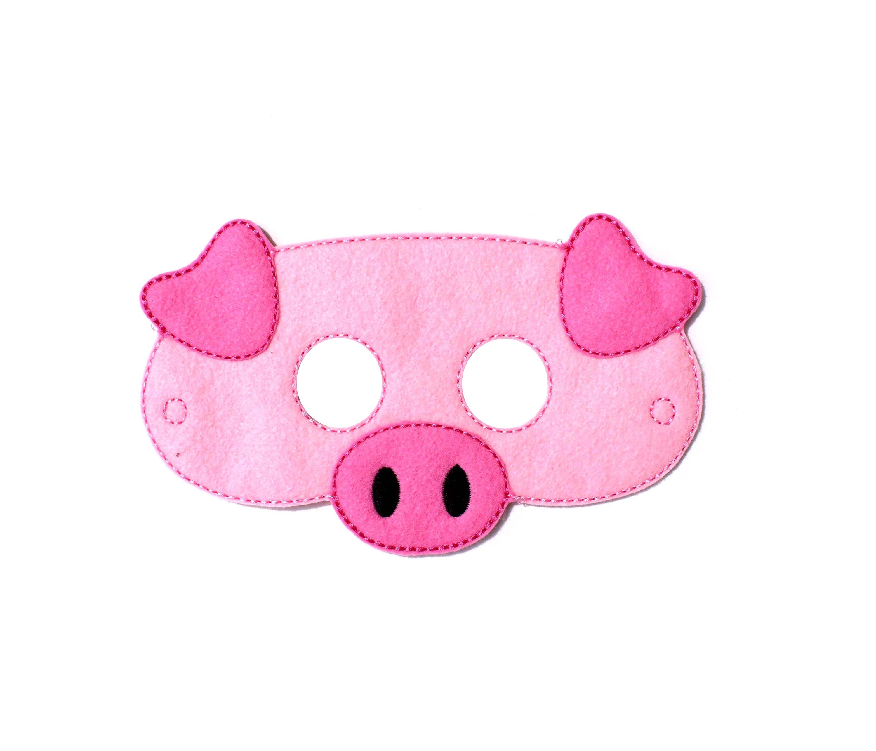 Kids Pig Mask Chicken Costume Felt Maskkids Face Mask - Etsy
