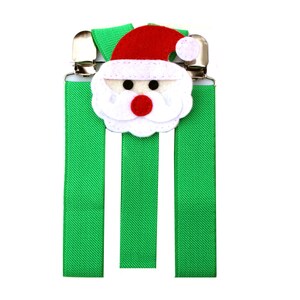 Green Santa Suspenders, Christmas Suspenders, Baby Suspenders, Toddler ...